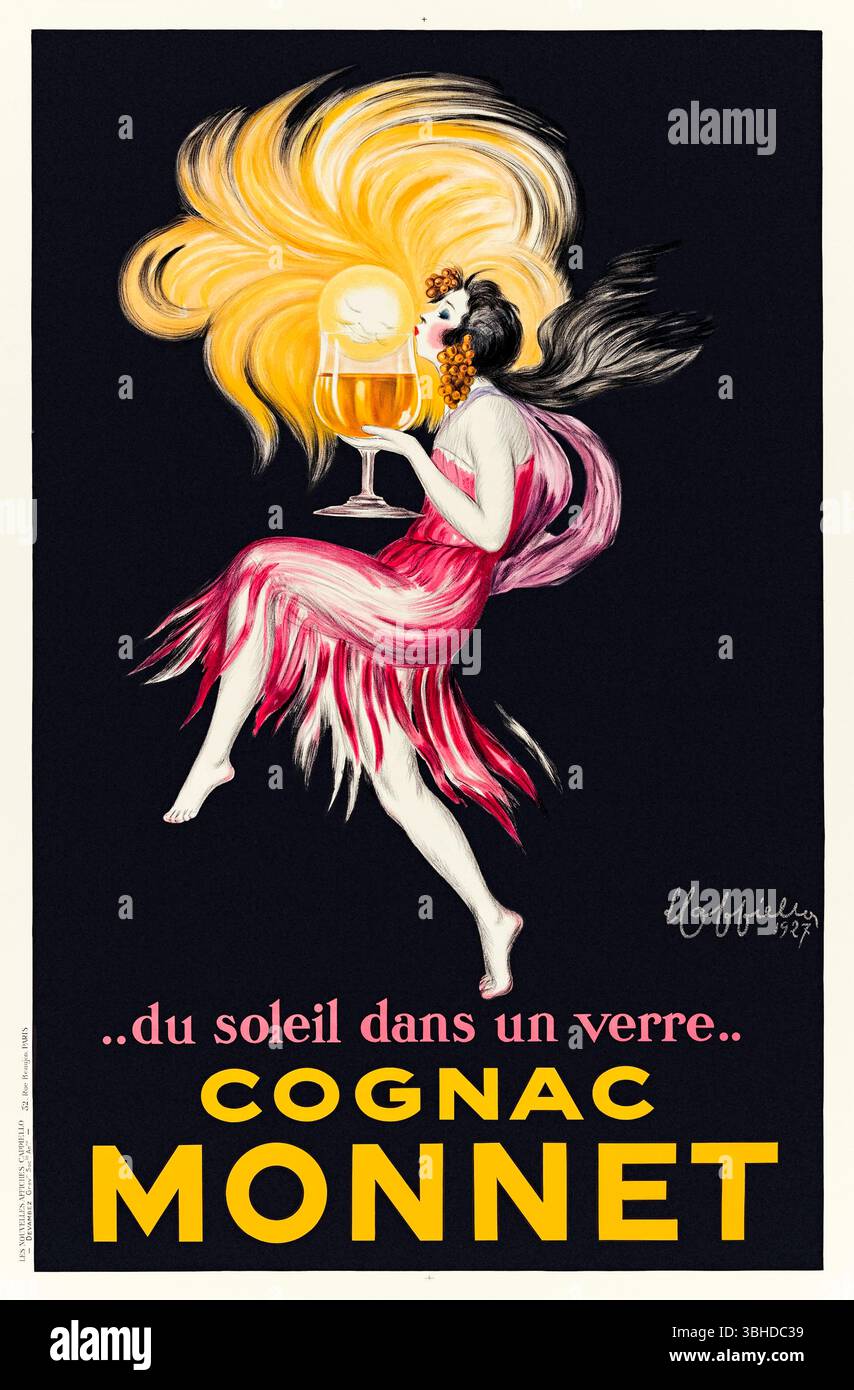 “Cognac Monnet - du soleil dans un verre” (Cognac Monnet - Sun in a ...