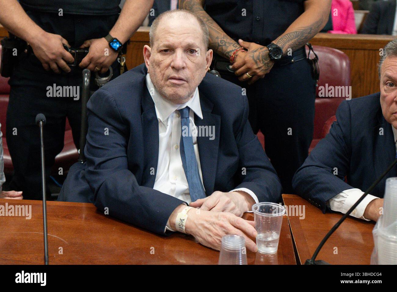 Harvey Weinstein appears in state court in Manhattan for his retrial ...