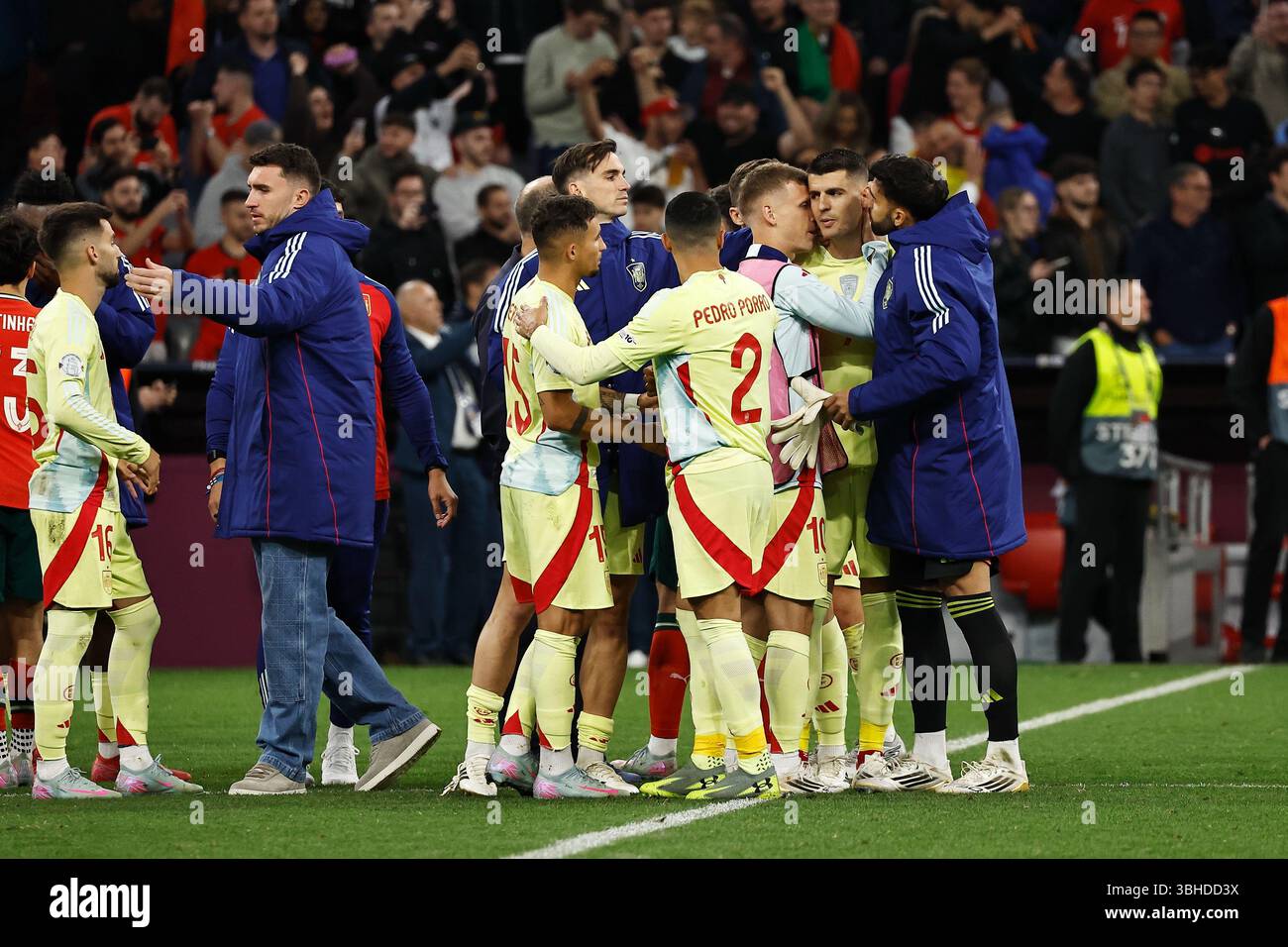 Munich, Germany. 8th June, 2025. Spain team group (ESP) Football/Soccer ...