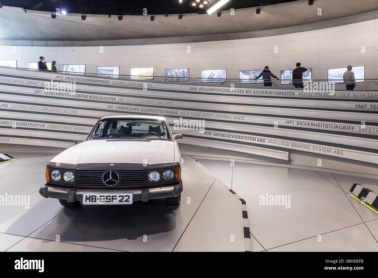 Mercedes-Benz Experimental Safety Vehicle ESF 22 from 1973. Department ...