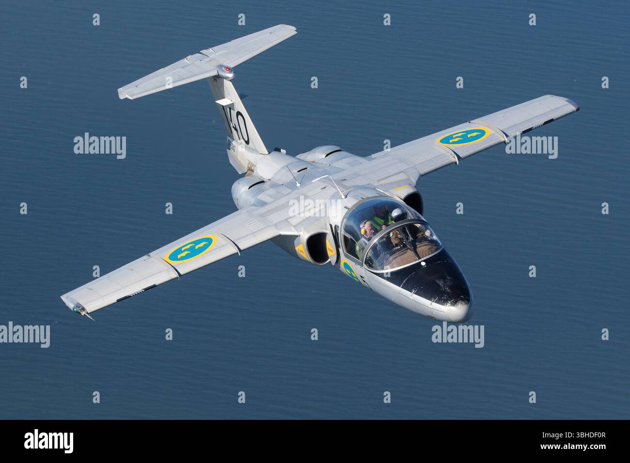 The Swedish Air Force Saab SK 60B (registration SE-DXG, military code 5 ...