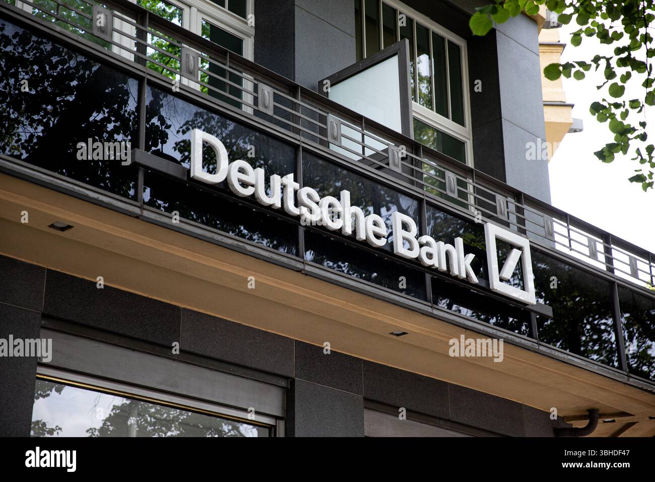 A Deutsche Bank branch is pictured in the Charlottenburg district of ...