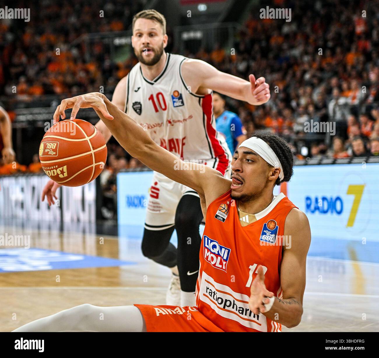 07.06.2025, ratiopharm arena, Neu-Ulm, GER, BBL, Playoffs, ratiopharm Ulm vs FIT/One W?rzburg ...