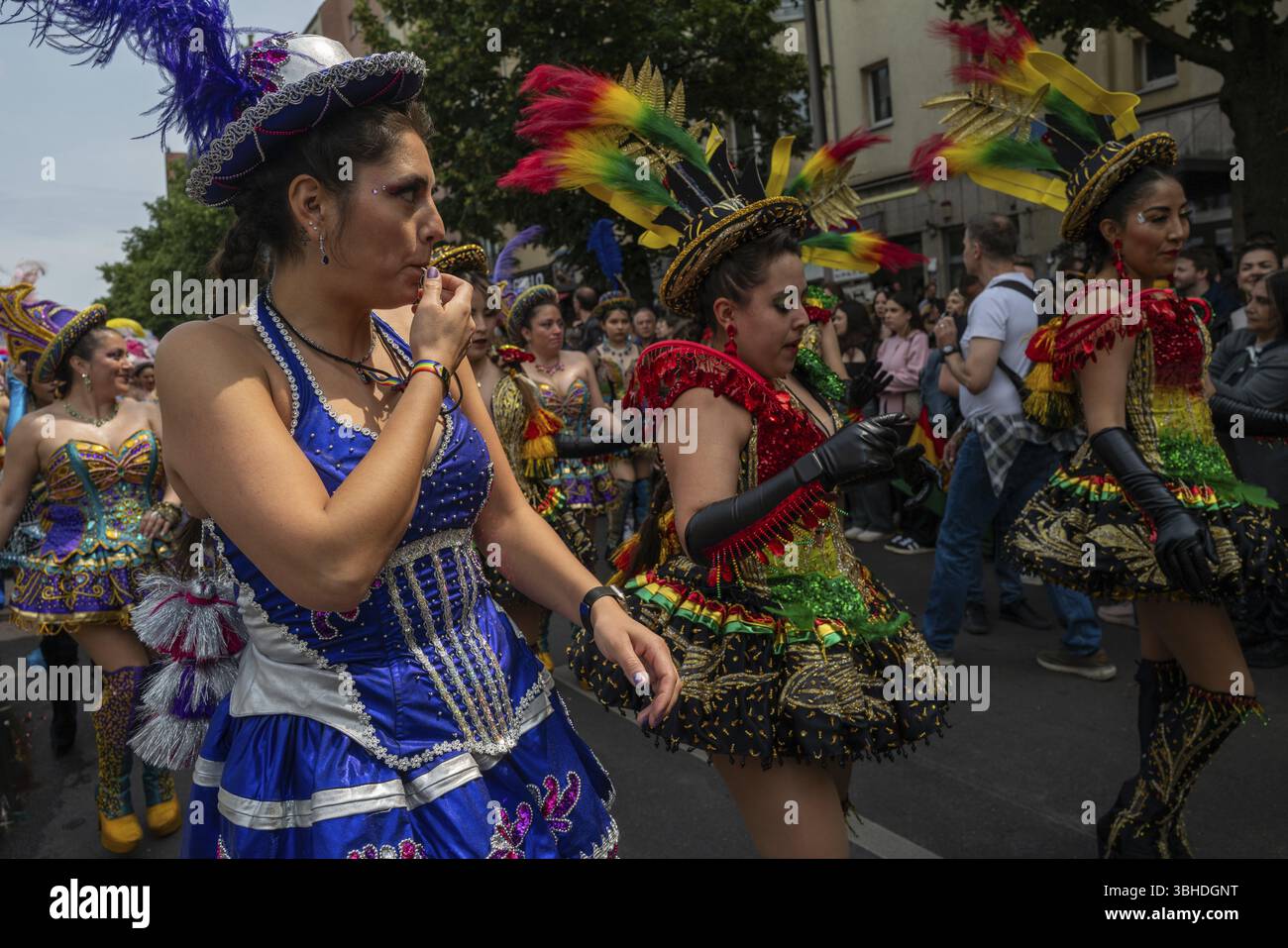 June 8th, 2025 Berlin, Germany. This year's Karneval der Kulturen has ...