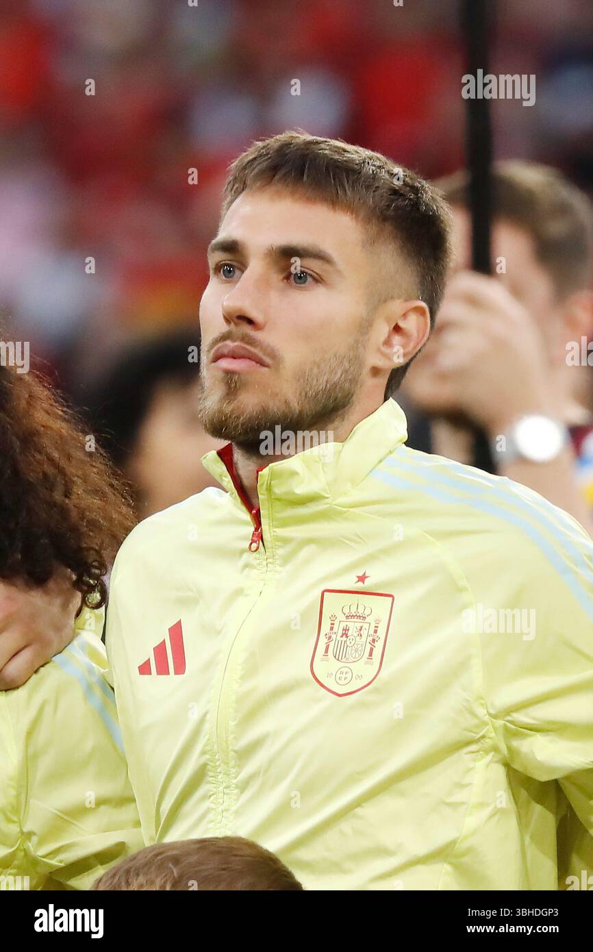 Munich, Germany. 8th June, 2025. Oscar Mingueza (ESP) Football/Soccer ...