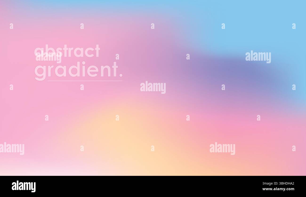 Soft pastel gradient blue yellow Stock Vector Images - Alamy