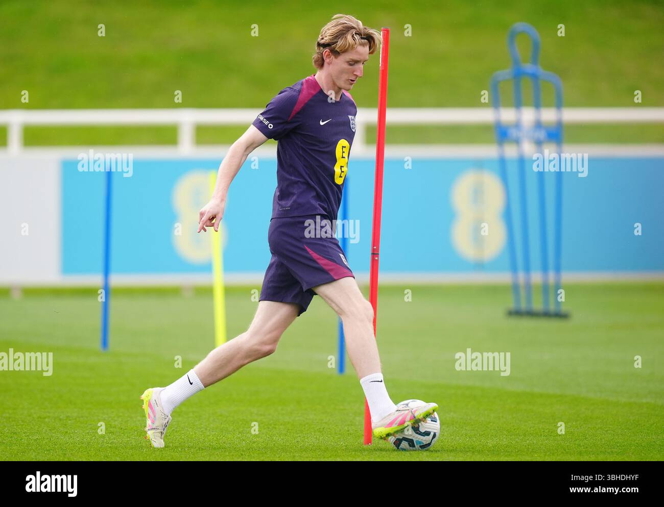 England's Anthony Gordon during a training session at St George's Park ...
