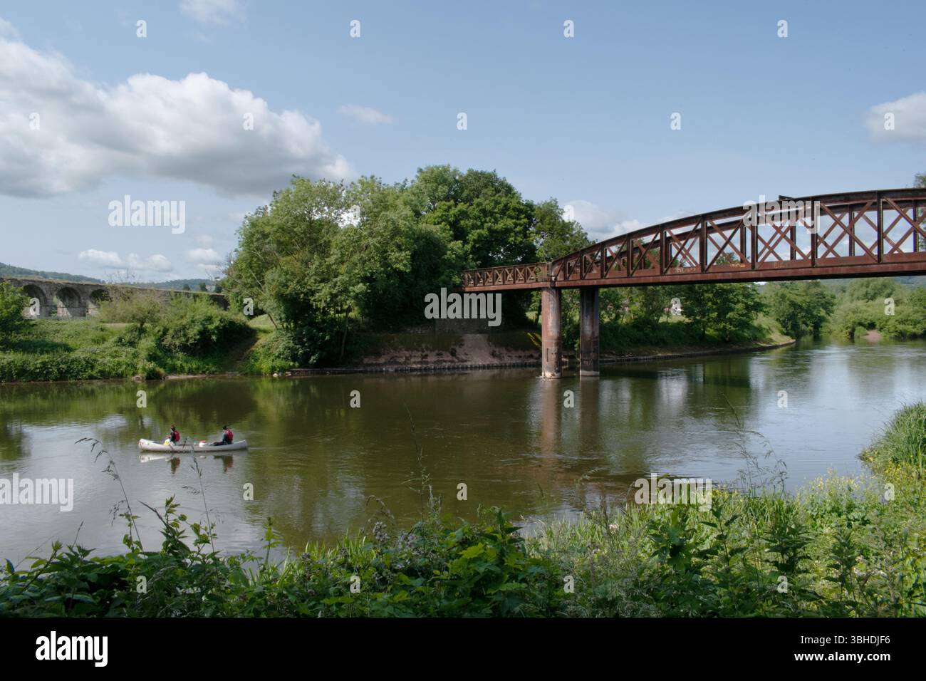 The Duke of Beaufort Railway Bridge, Monmouth, Wales Stock Photo - Alamy
