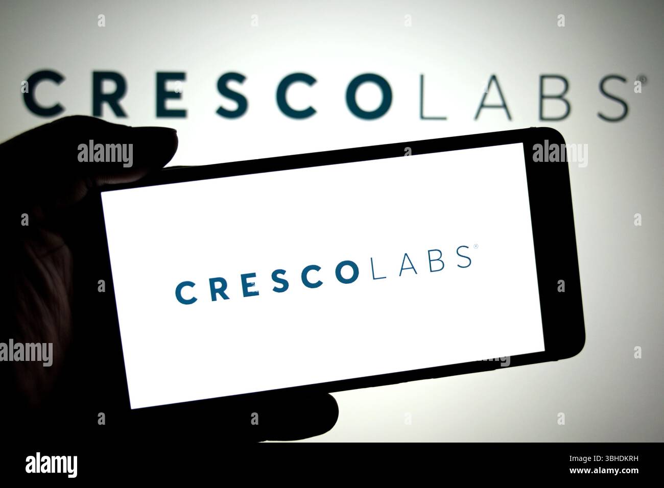 India. 08th June, 2025. In this photo illustration, a Cresco Labs logo ...