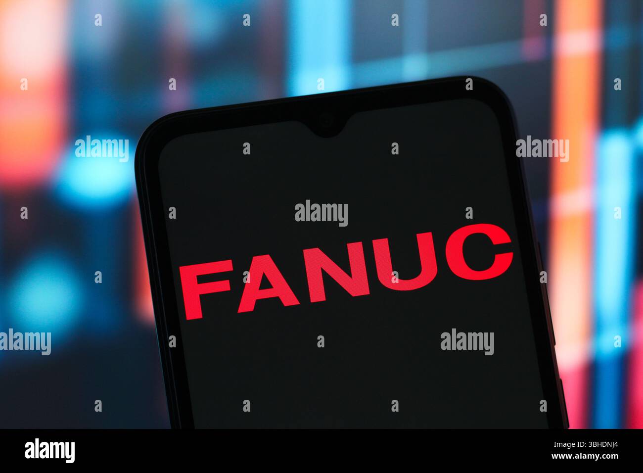 Canada. 09th June, 2025. In this photo illustration, the FANUC logo is ...