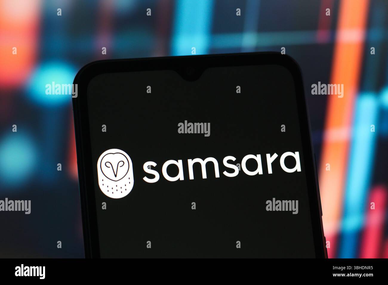 Canada. 09th June, 2025. In this photo illustration, the Samsara logo ...
