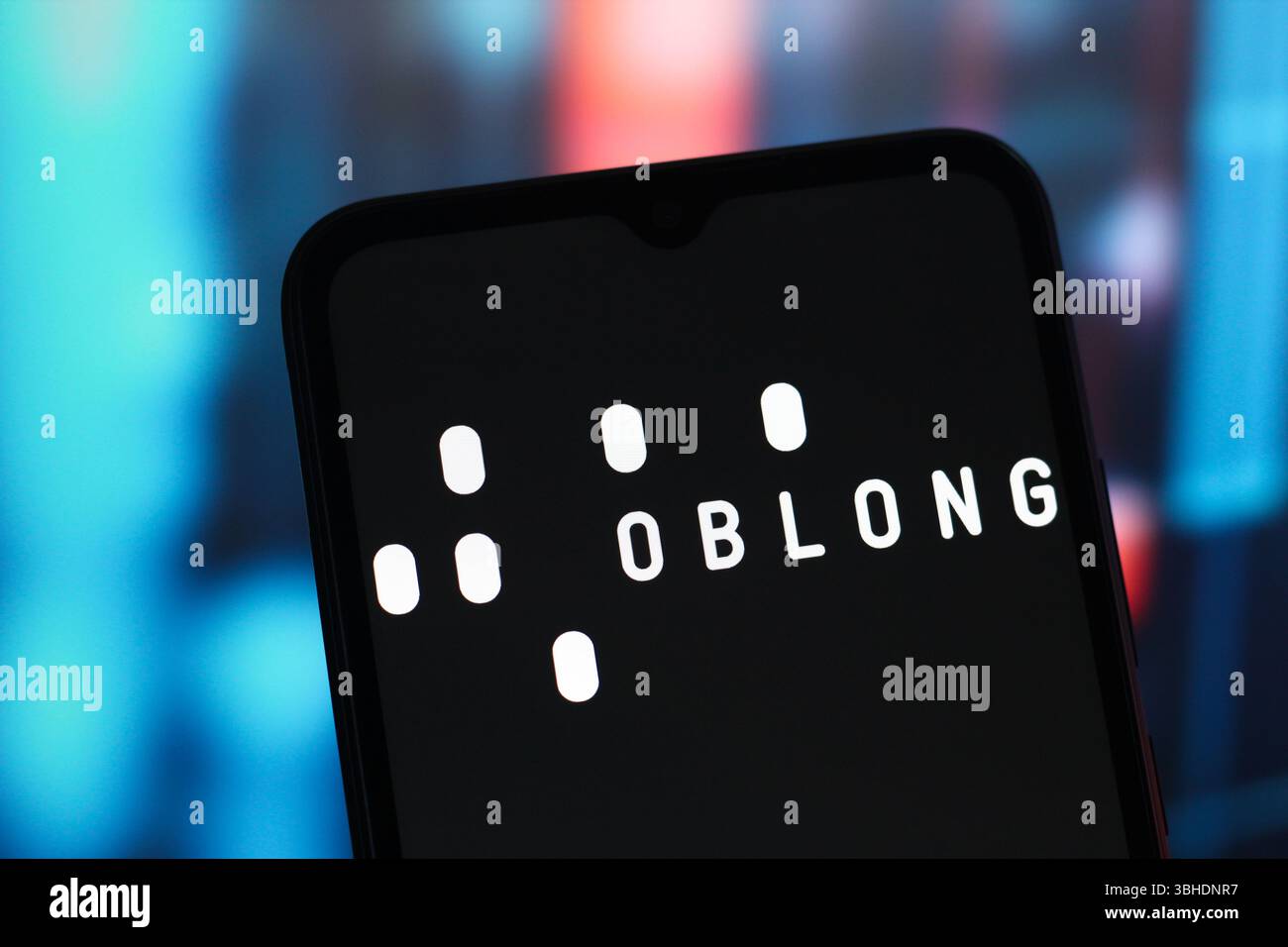 Canada. 09th June, 2025. In this photo illustration, the Oblong logo is ...