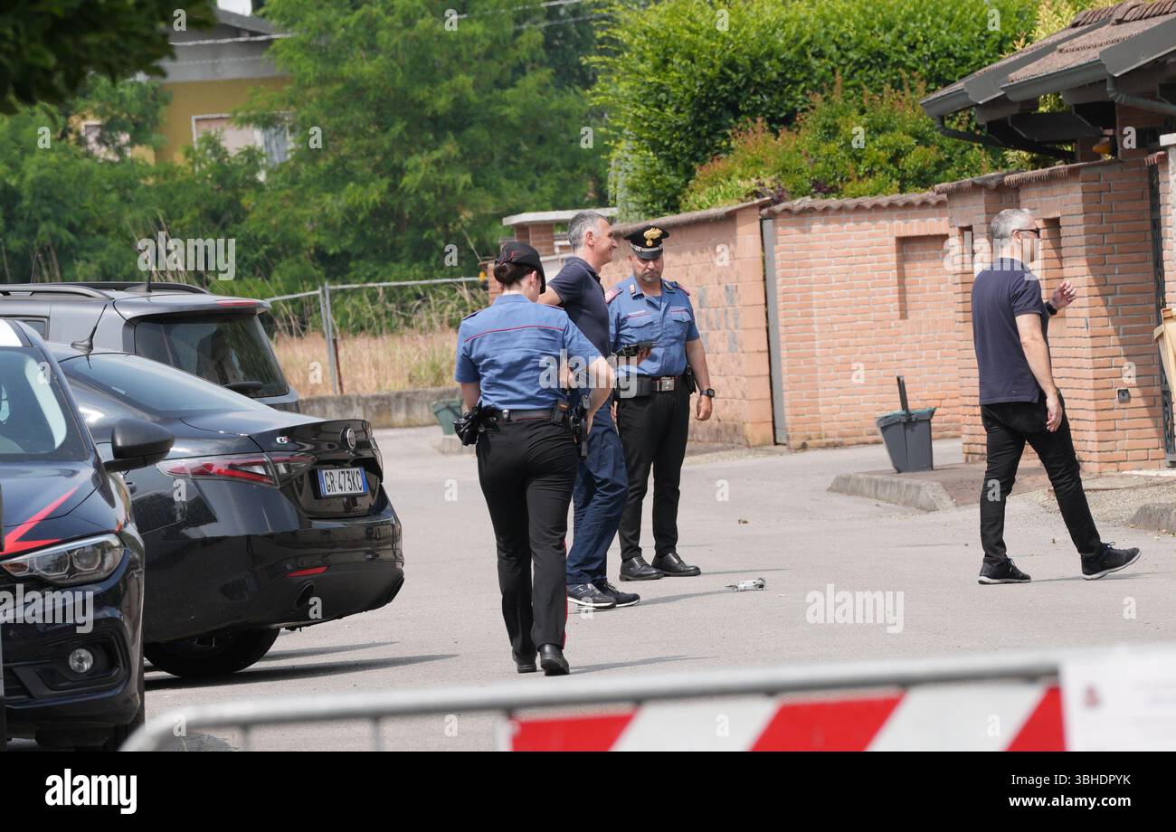 Pavia, Italy. 09th June, 2025. Garlasco, The RIS returns to the Villa ...