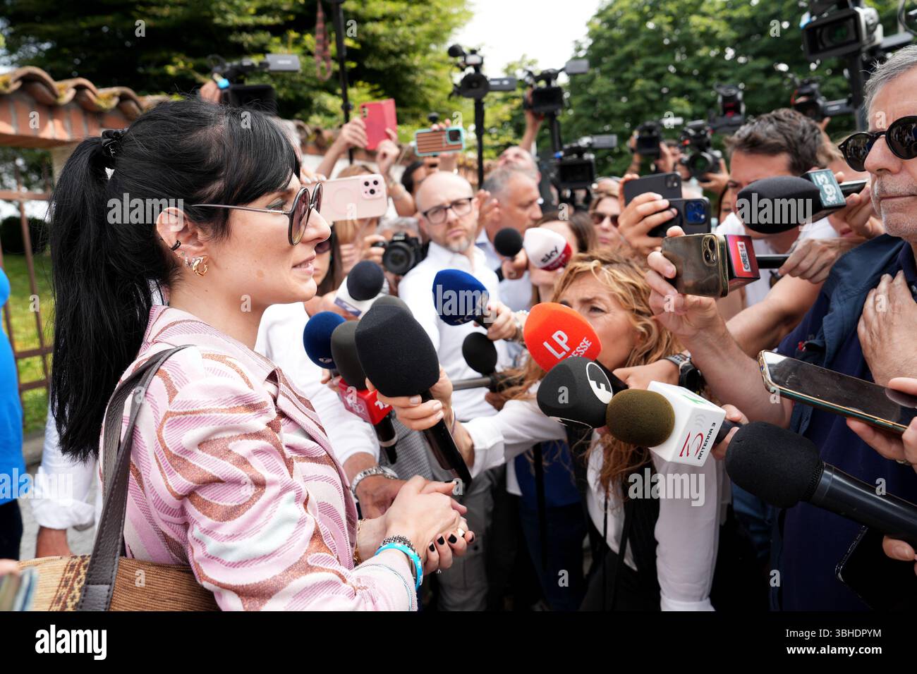 Pavia, Italy. 09th June, 2025. Garlasco, The Ris returns to the Villa ...