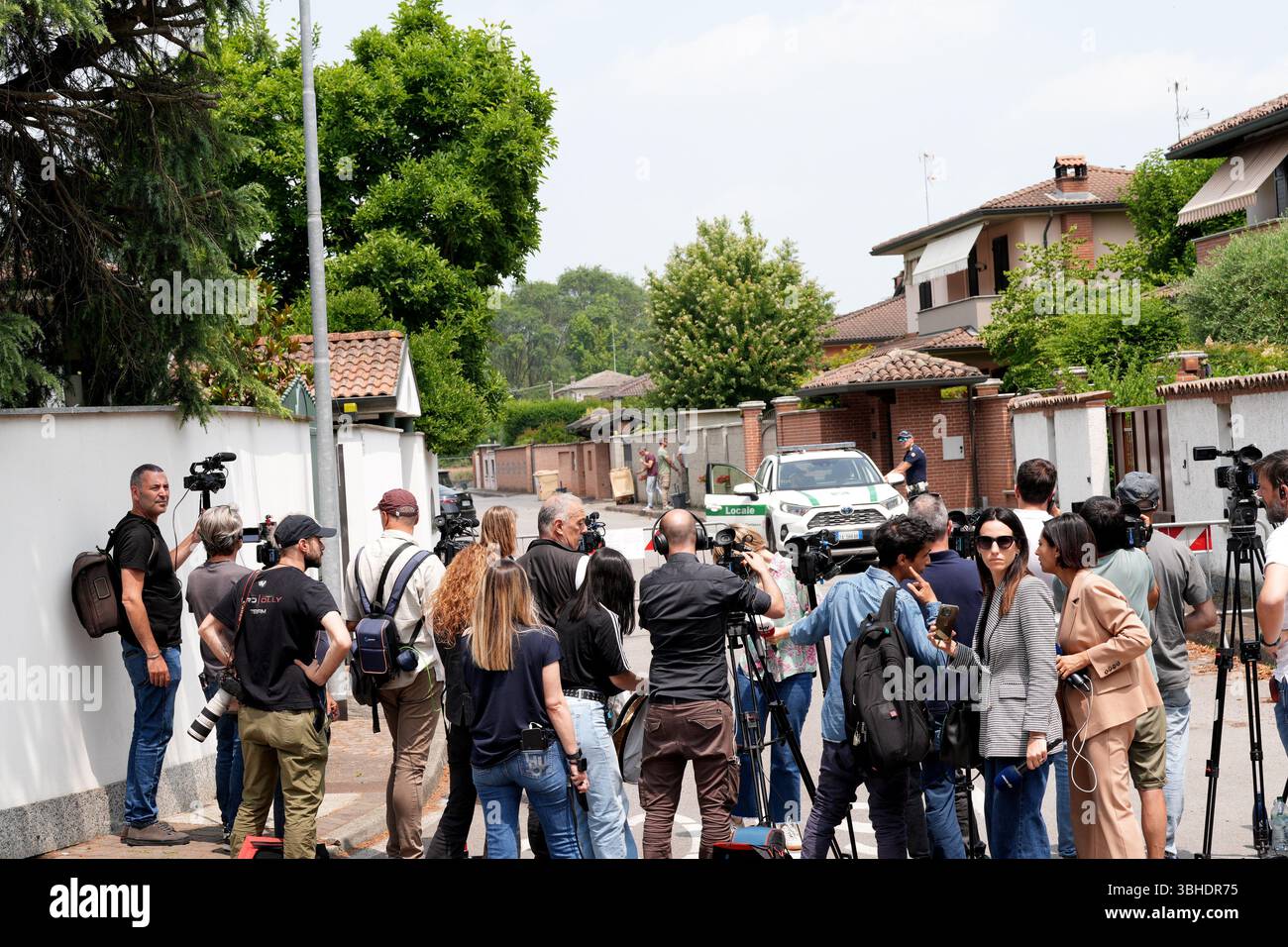 Pavia, Italy. 09th June, 2025. Garlasco, The RIS returns to the Villa ...