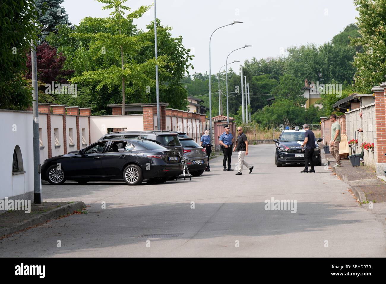 Pavia, Italy. 09th June, 2025. Garlasco, The RIS returns to the Villa ...