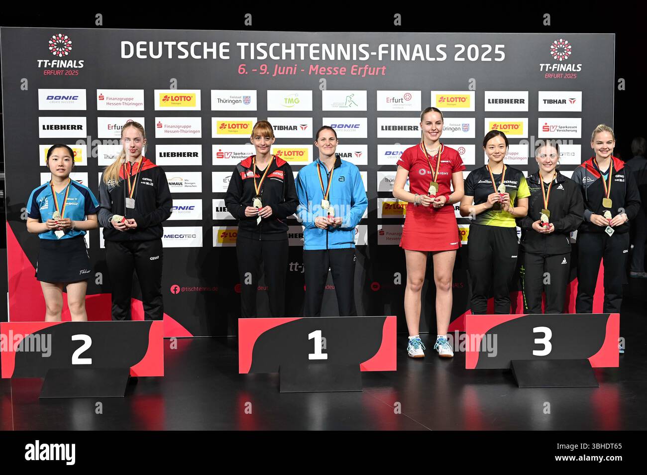 Erfurt, Germany. 09th June, 2025. Tischtennis 93. Nationale Deutsche ...