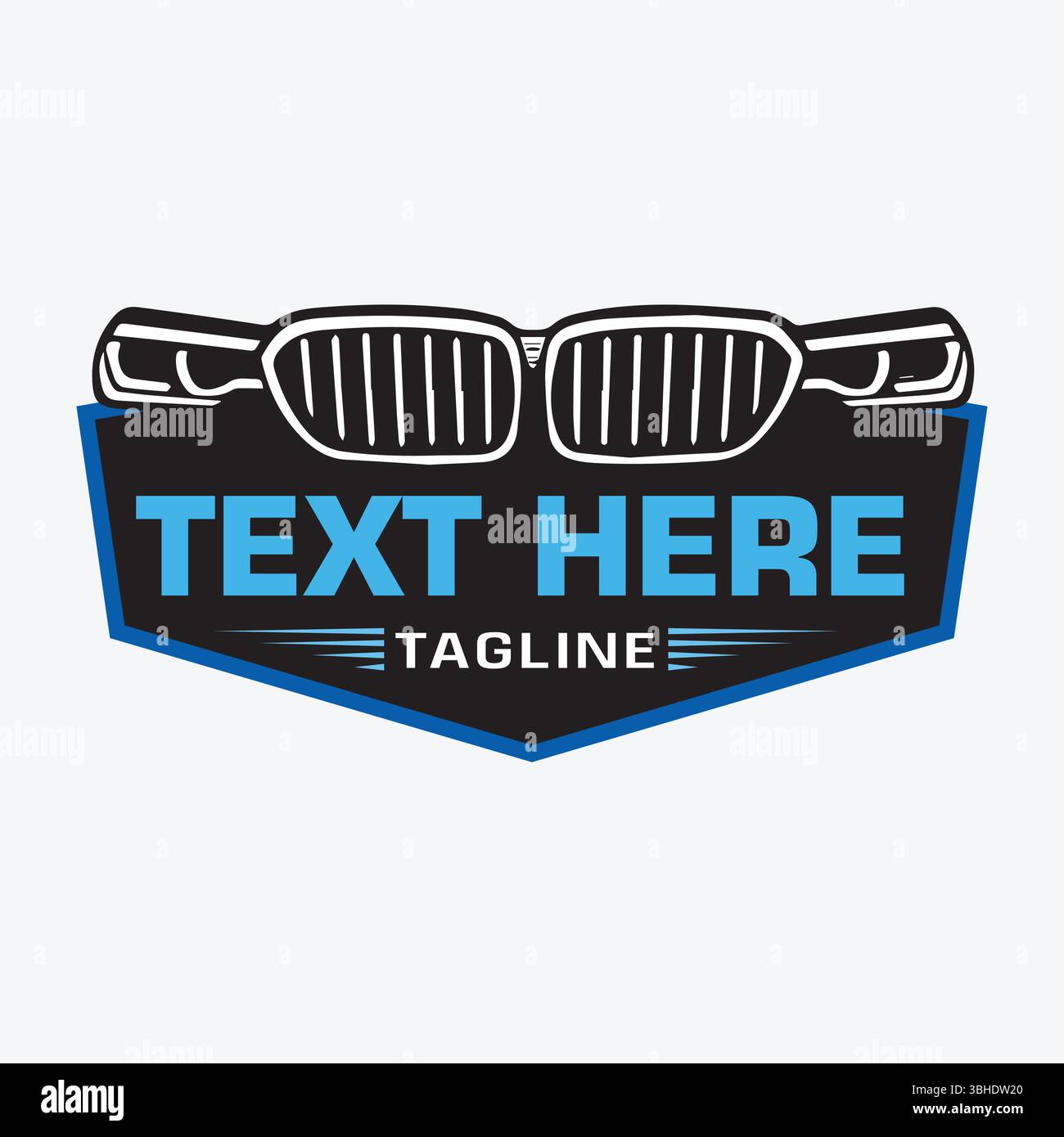 Car Front Grill Logo - Automobile Repairing Logo Stock Vector Image ...