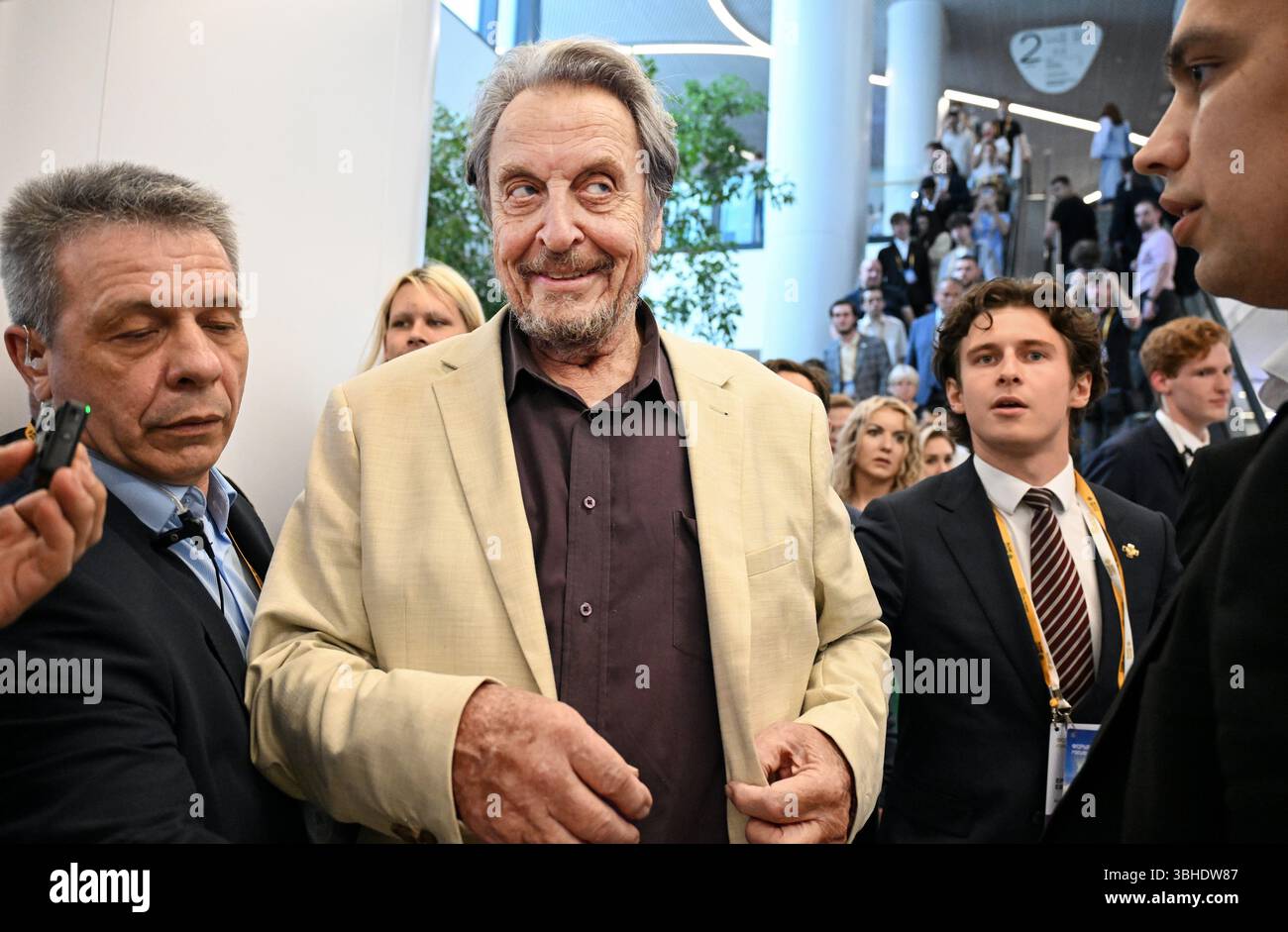 Moscow, Russia. 09th June, 2025. Father of the founder and CEO of ...