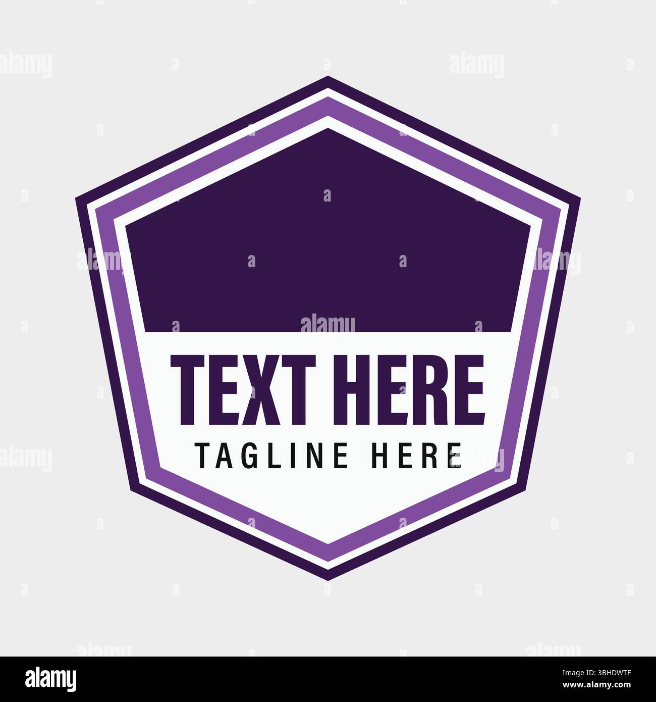 Elegent Purple Color Shield Logo Design - Modern Plumbing Logo Design ...