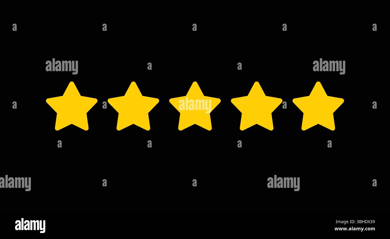 Set of Yellow Stars Shapes Stock Vector Image & Art - Alamy