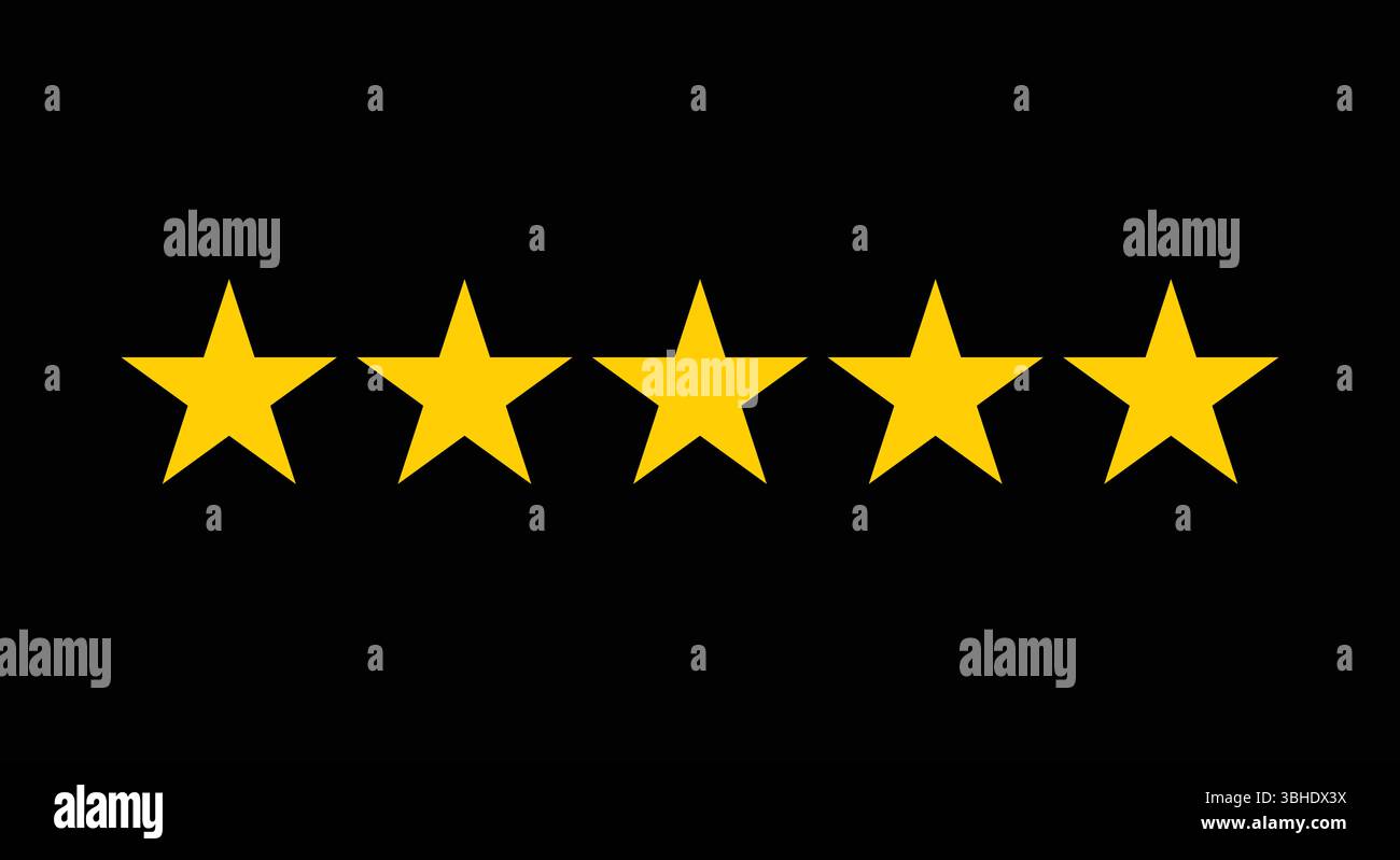 Yellow stars christmas decoration Stock Vector Images - Alamy