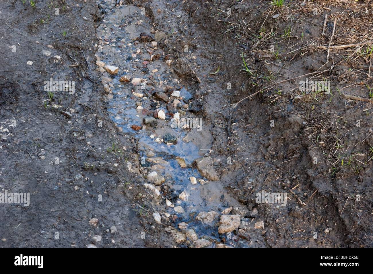 Water erosion mud flows hi-res stock photography and images - Alamy