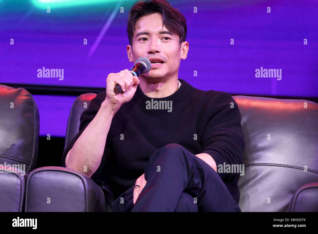 Phoenix, Arizona, USA. 8th June, 2025. Actor MANNY JACINTO speaking at ...