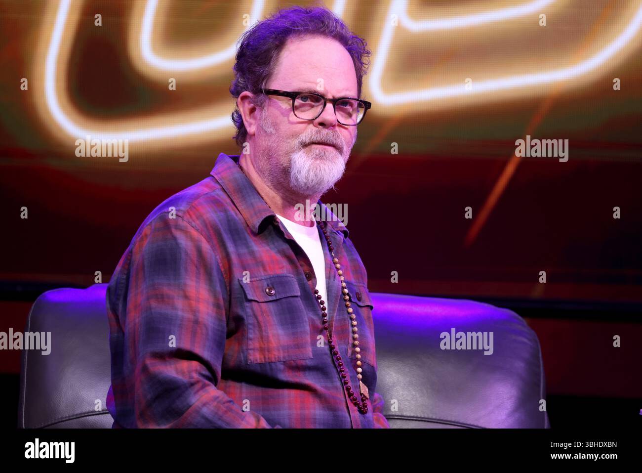 Phoenix, Arizona, USA. 8th June, 2025. Actor RAINN WILSON speaking at ...