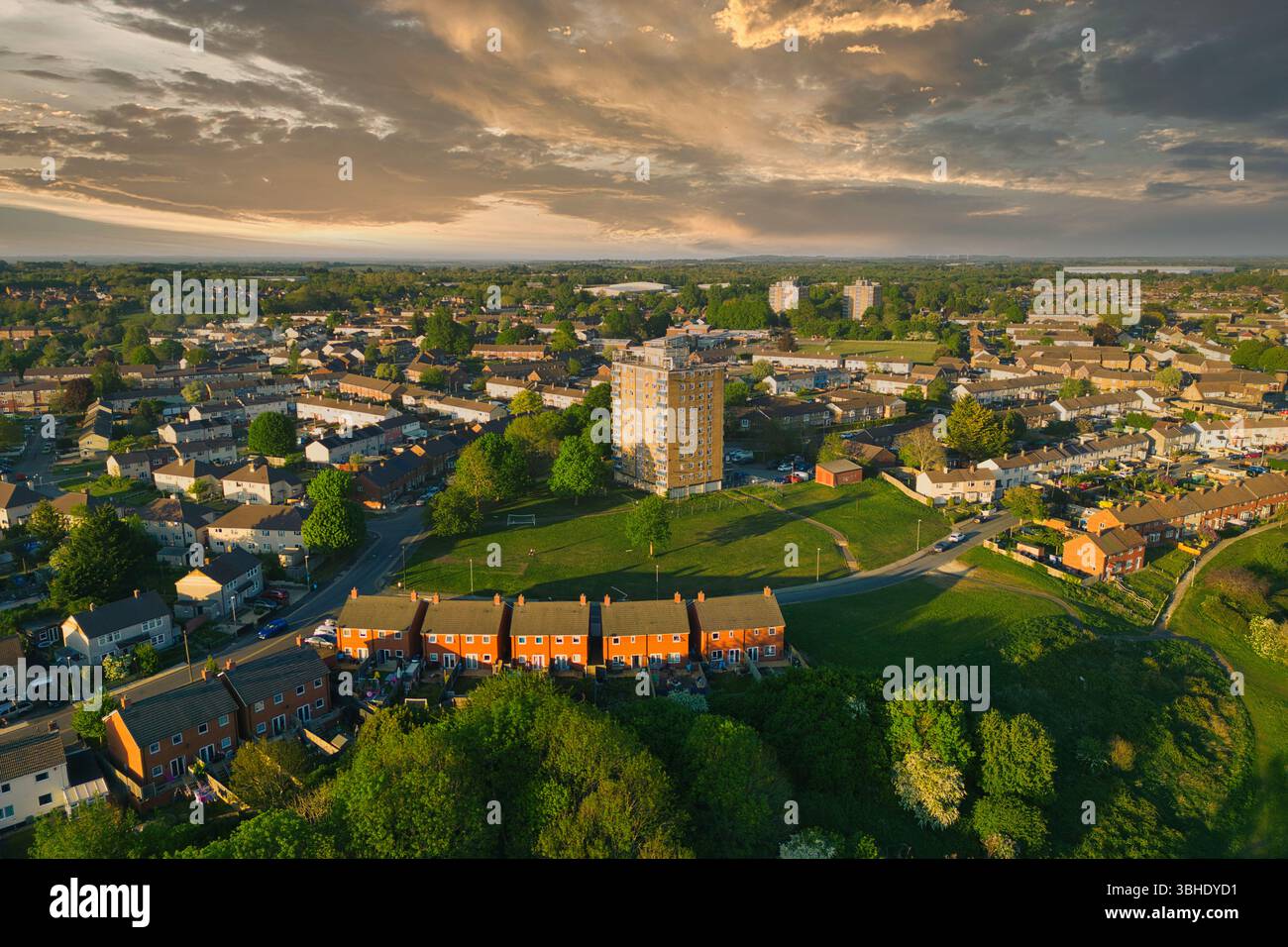 Aerial view Penhill Swindon, England, UK Stock Photo - Alamy