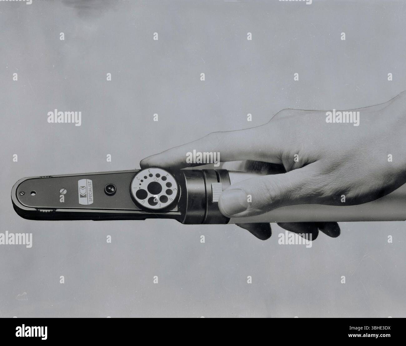 1950s, historical, an opthalmoscope, Ophthalmoscopy, also called ...