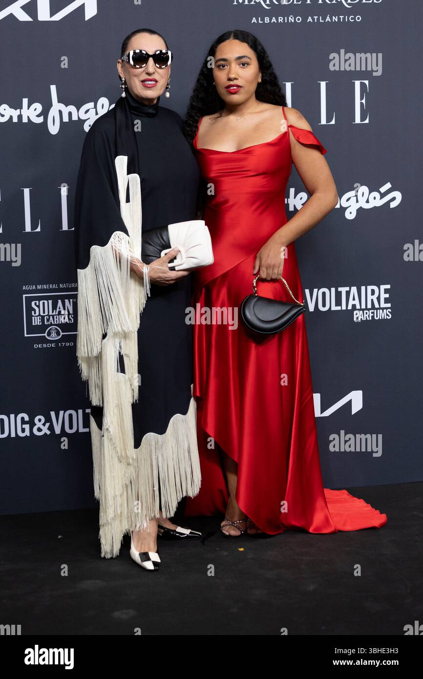 Madrid, Spain. 04th June, 2025. Rossy de Palma (L) and Luna García (R ...