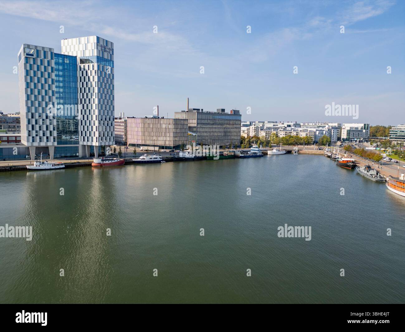 Helsinki in an aerial drone photo Stock Photo - Alamy