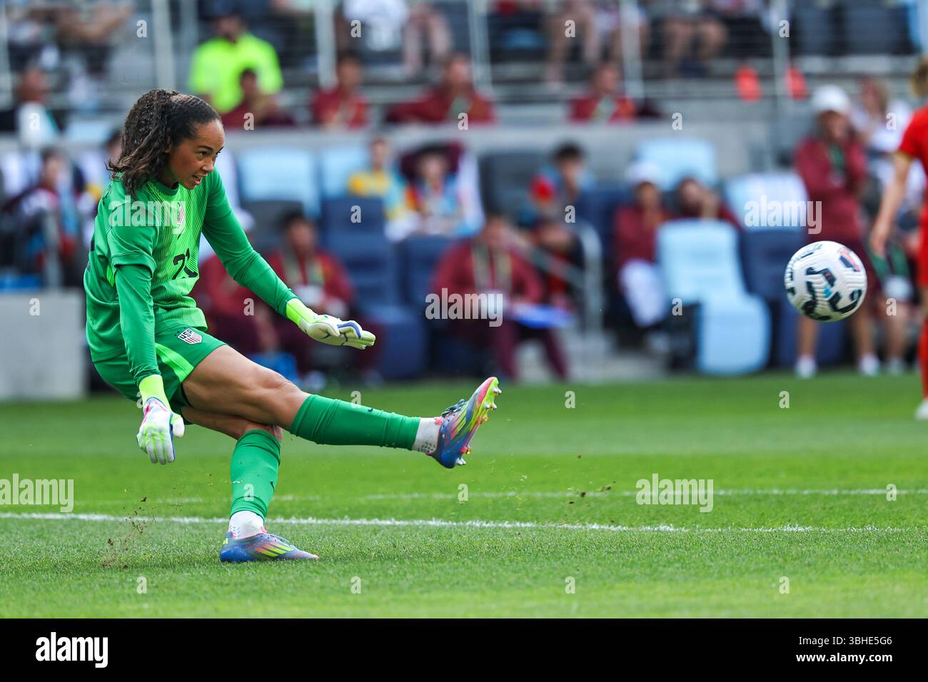 May 31st, 2025: Phallon Tullis-Joyce of the United States (21) kicks ...