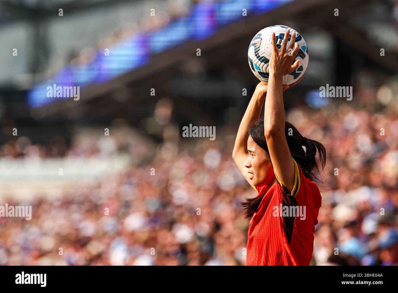 May 31st, 2025: Chen Qiaozhu of China (3) looks on before inbounding ...