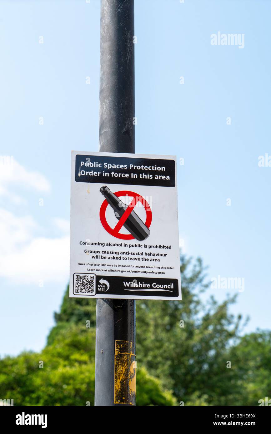 Public spaces protection order PSPO sign Stock Photo - Alamy