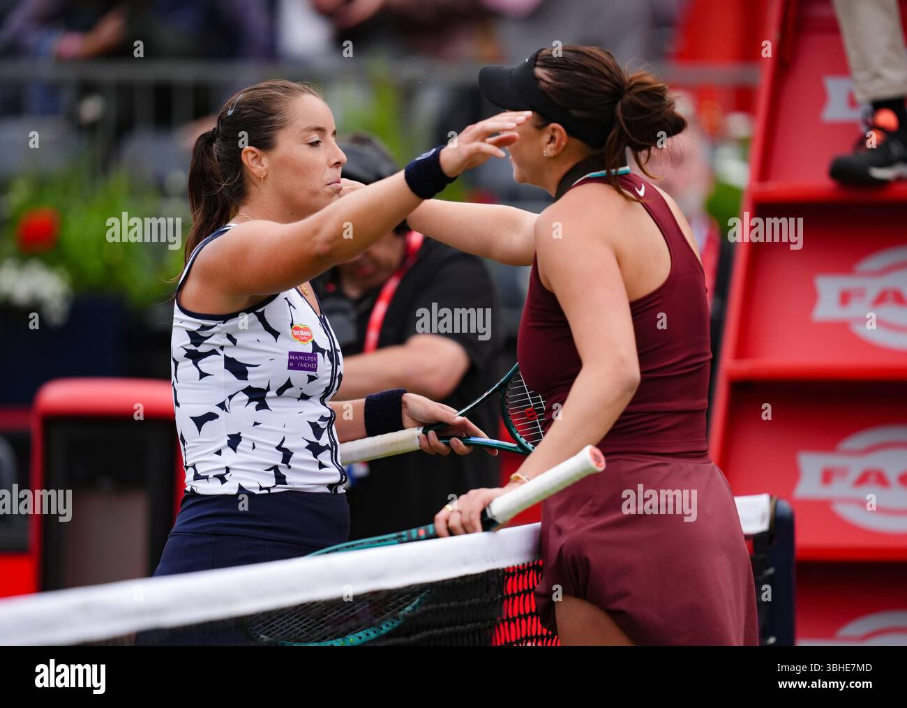 Amanda Anisimova celebrates winning her match against Jodie Burrage on ...
