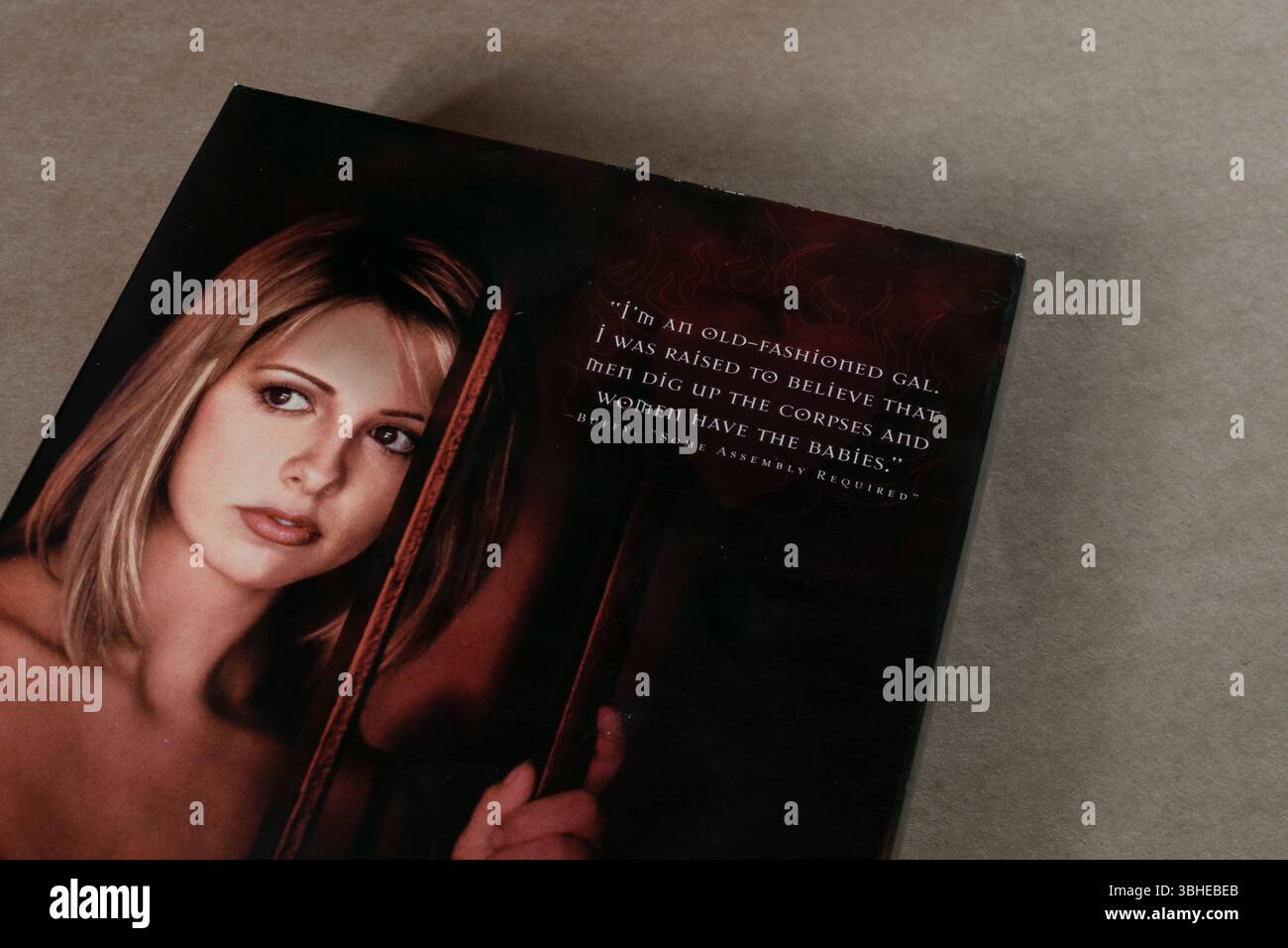 Flyer featuring Buffy Summers and a quotation from the episode 'Some ...