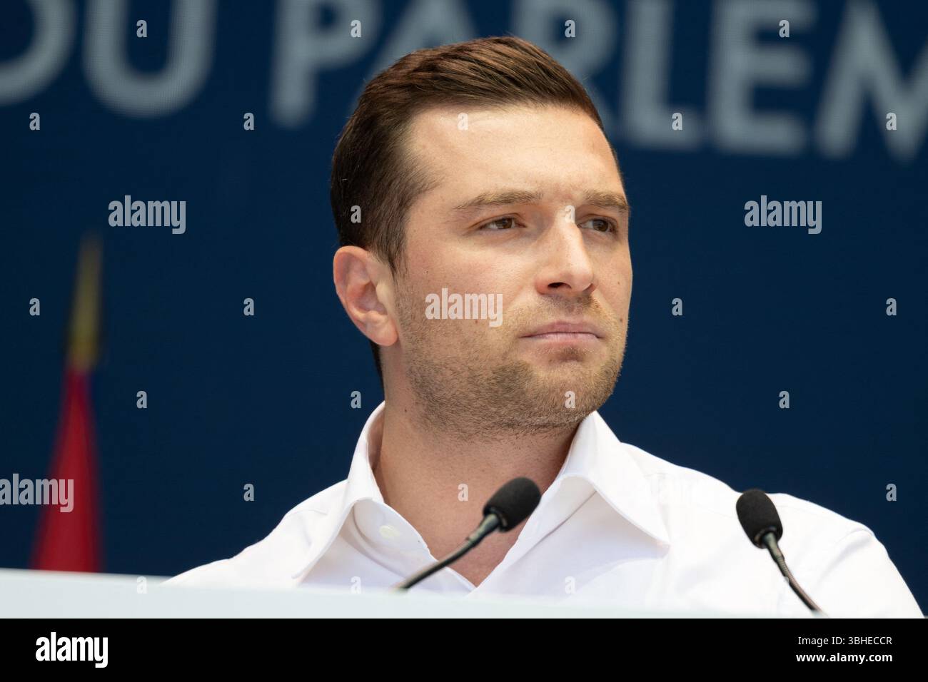 French far-right party Rassemblement National (RN) President and MEP ...