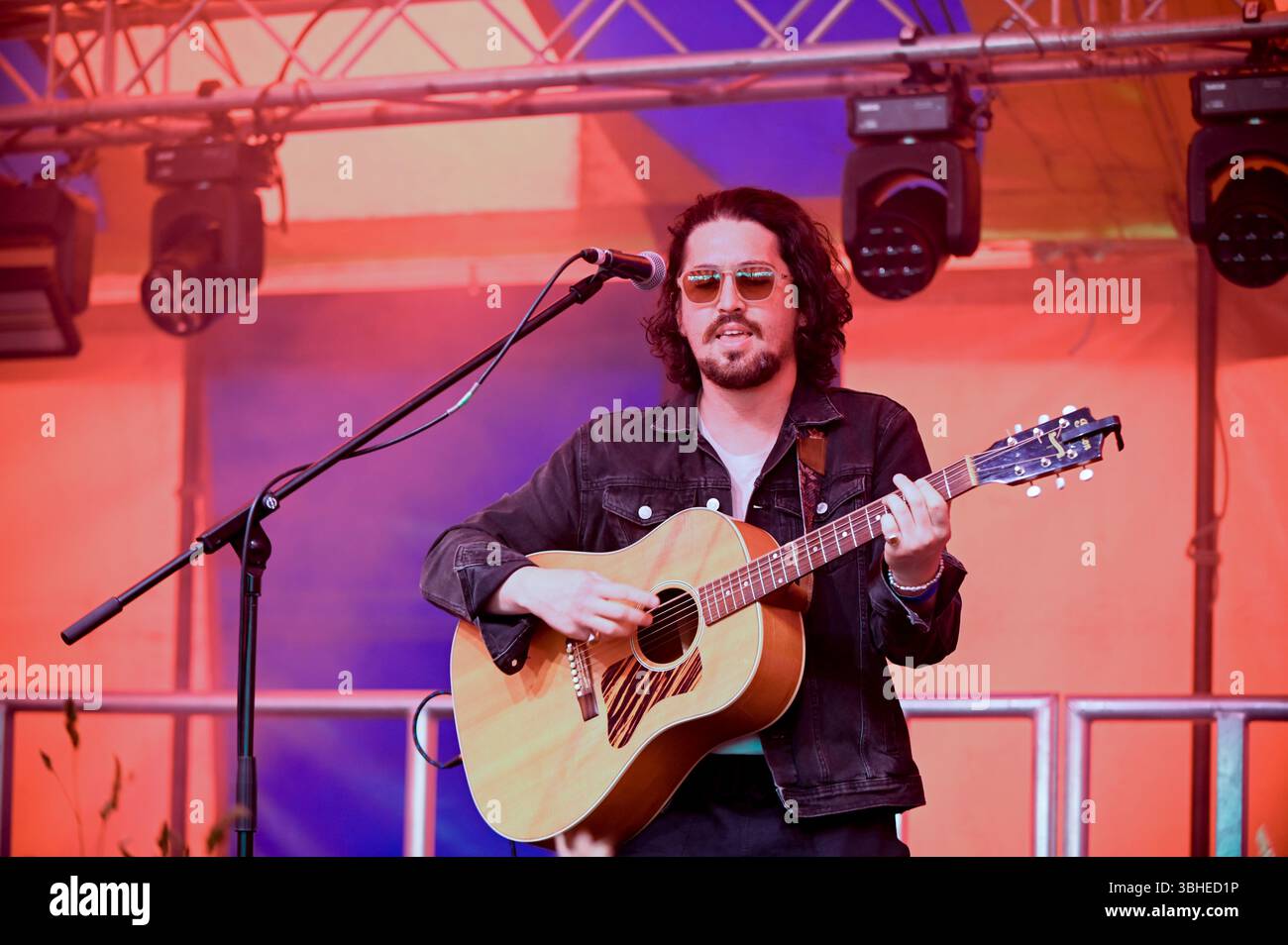 Alex Francis , Performing at Donny Fest 2025 , Doncaster, UK Stock ...