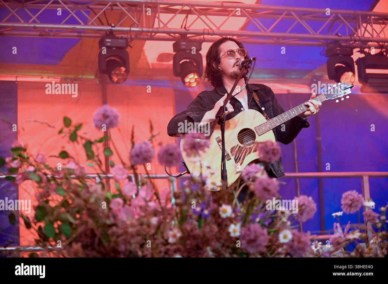 Alex Francis , Performing at Donny Fest 2025 , Doncaster, UK Stock ...