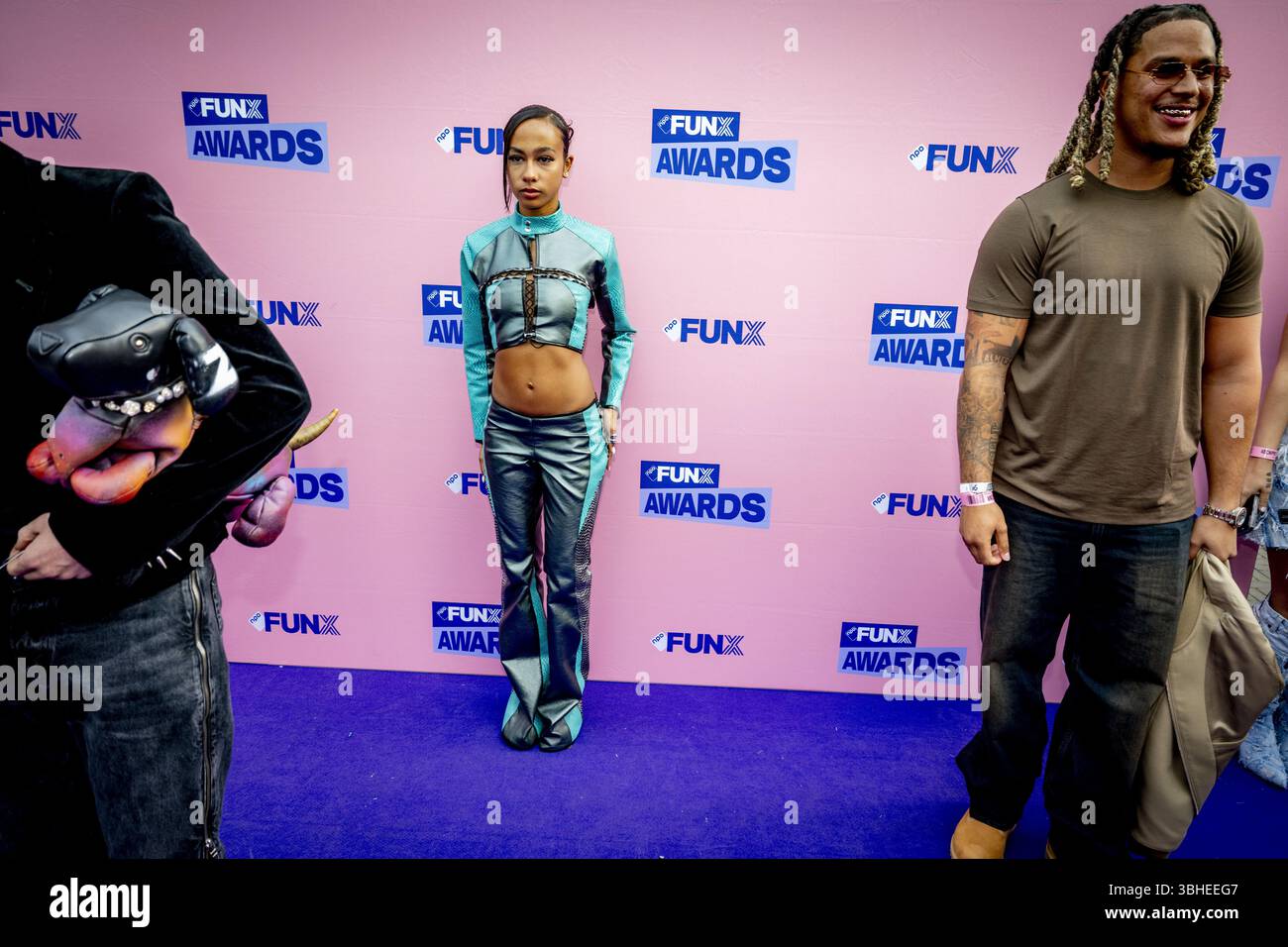 AMSTERDAM - Kaya Imani upon arrival, prior to the twelfth edition of ...