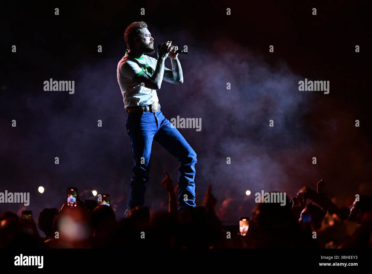 Miami Gardens, United States. 08th June, 2025. Post Malone performs ...