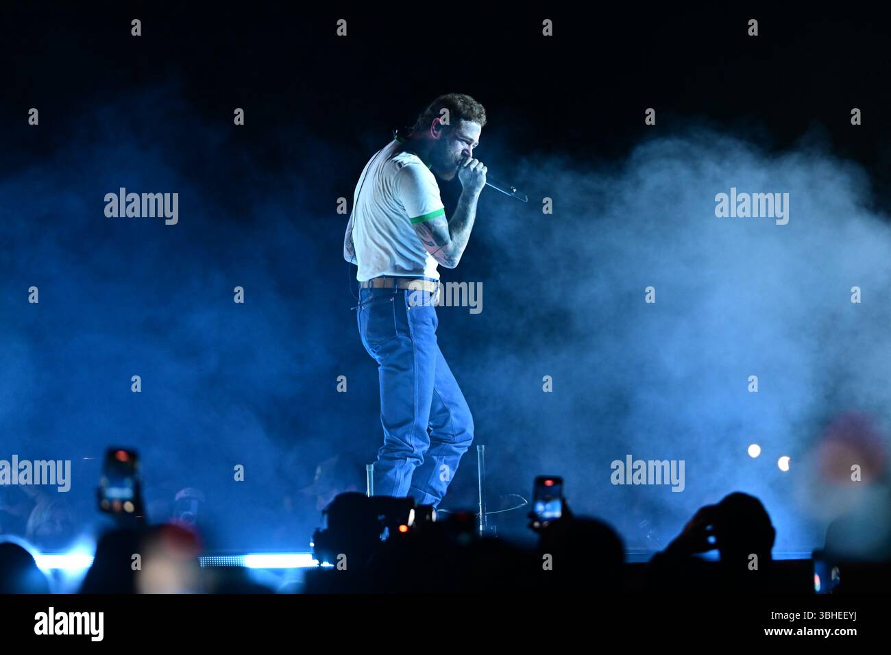 Miami Gardens, United States. 08th June, 2025. Post Malone performs ...