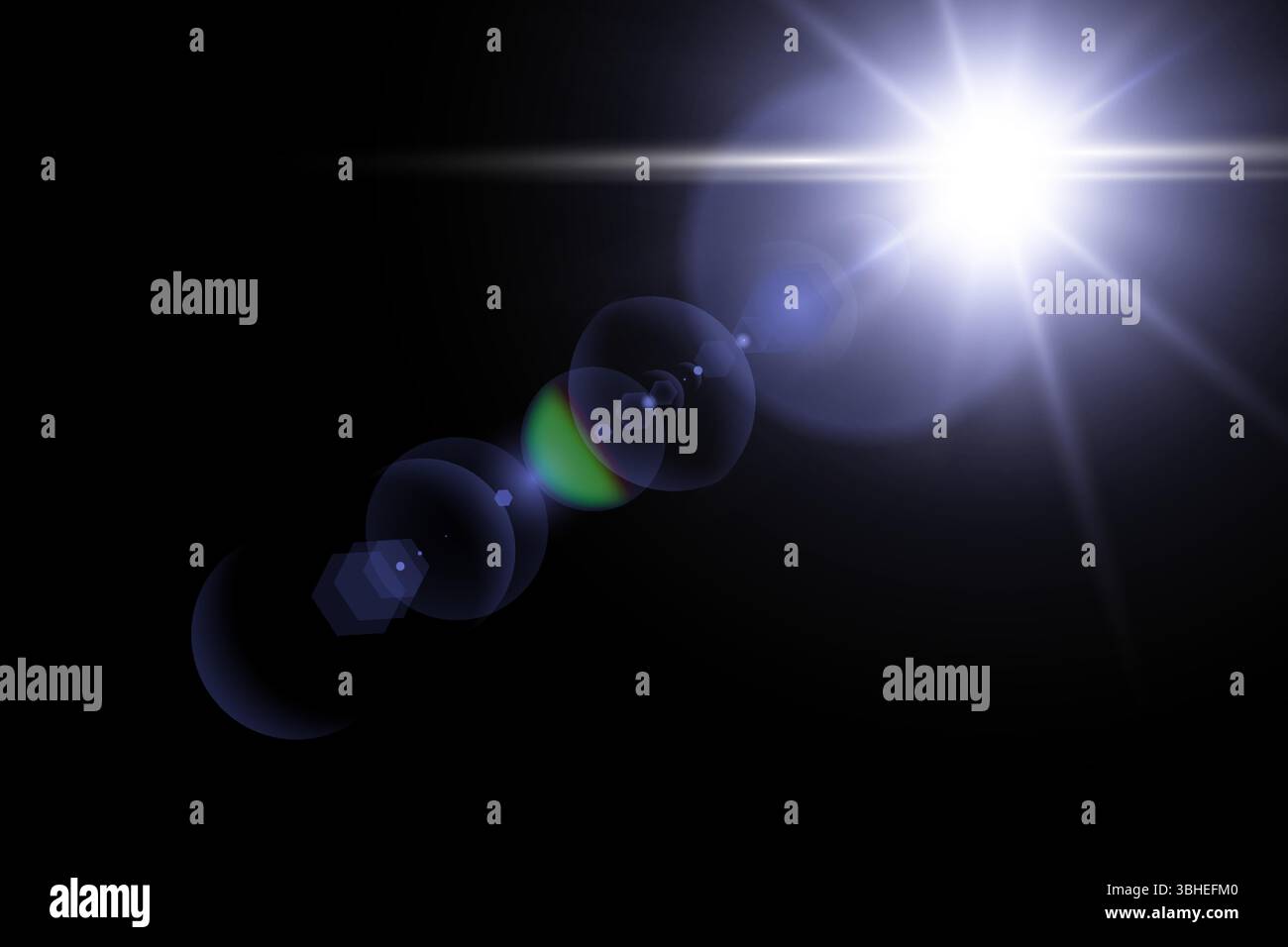 Flare on lens Stock Vector Images - Alamy