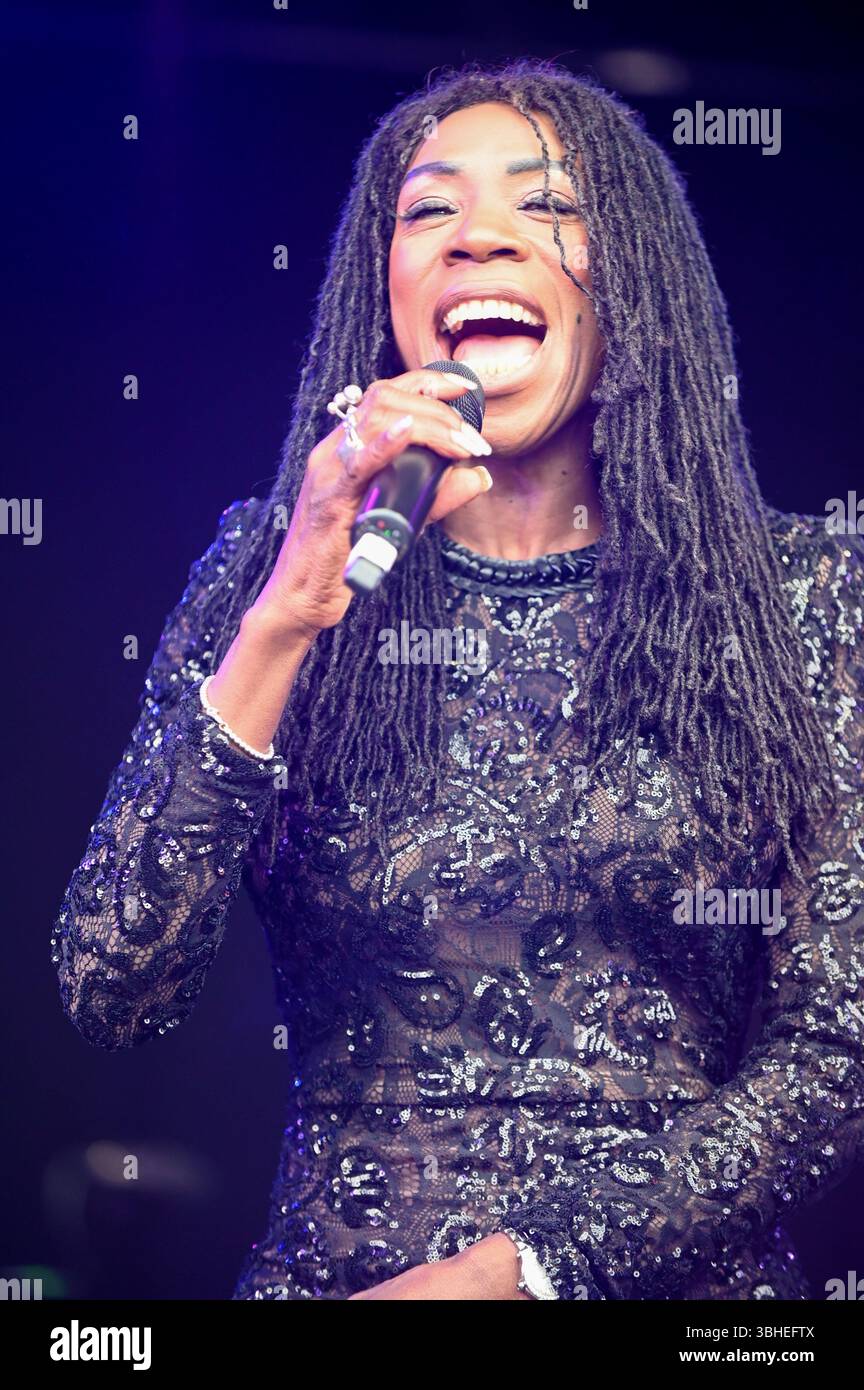 June 7, 2025, Doncaster, South Yorkshire, U.K: Heather Small Performing ...
