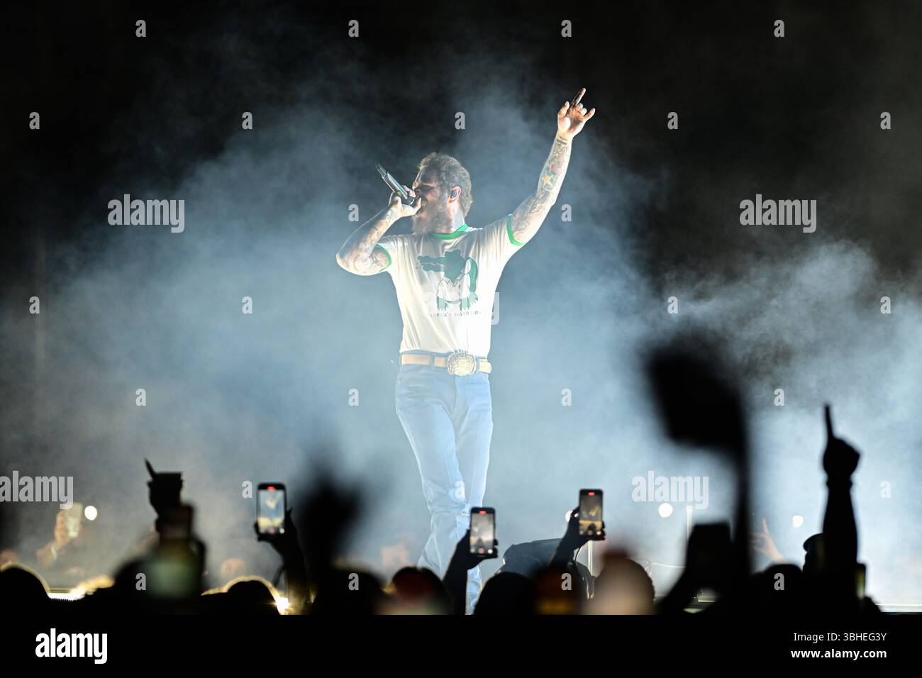 Miami Gardens, United States. 08th June, 2025. Post Malone performs ...