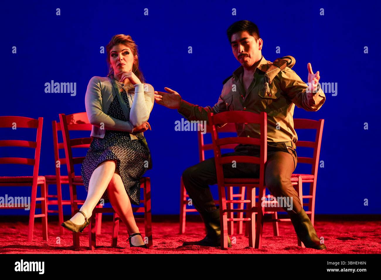 Images of the dress rehearsal of Bizet's Carmen. On June 9, 2025 in ...