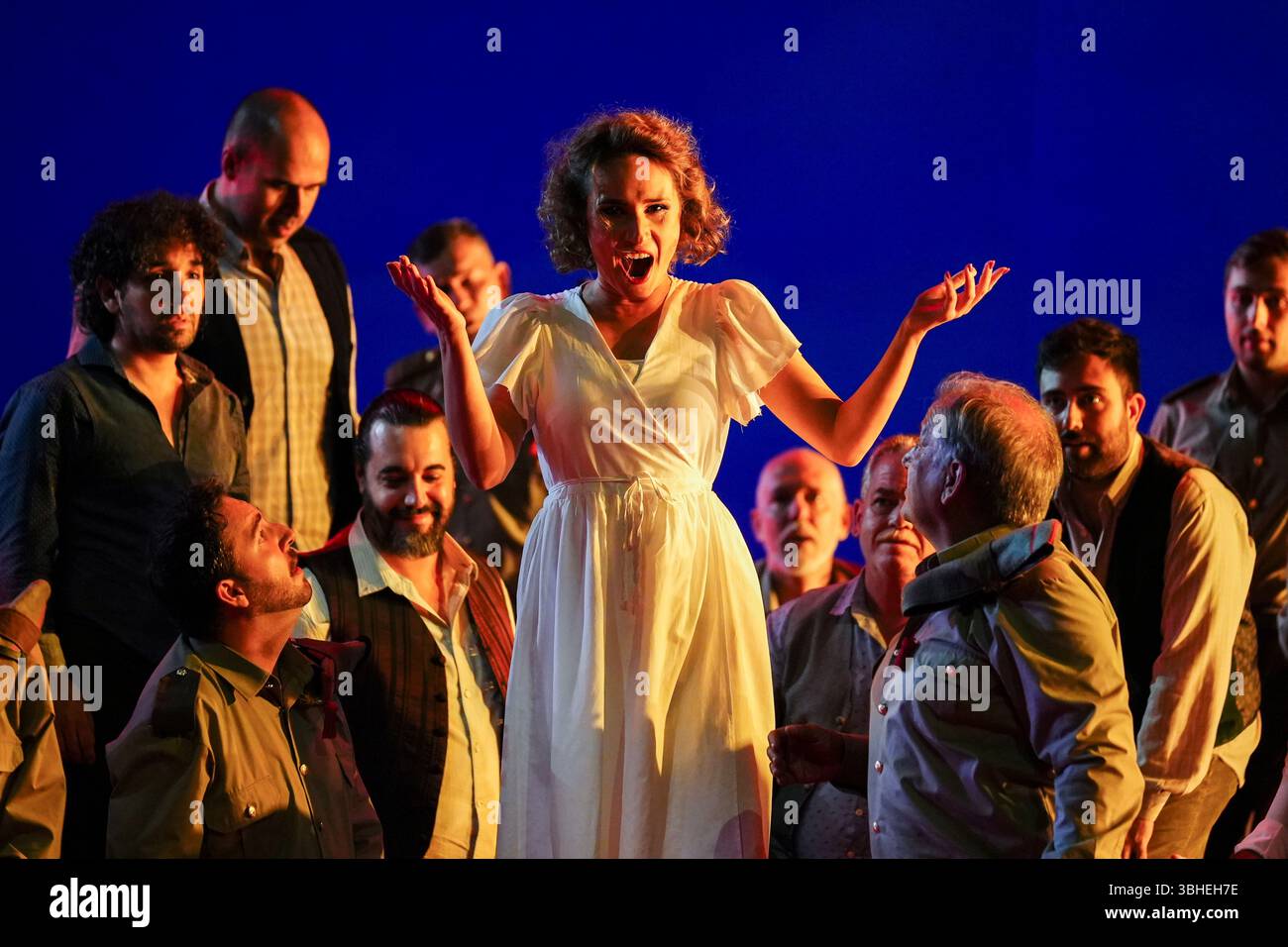 Images of the dress rehearsal of Bizet's Carmen. On June 9, 2025 in ...