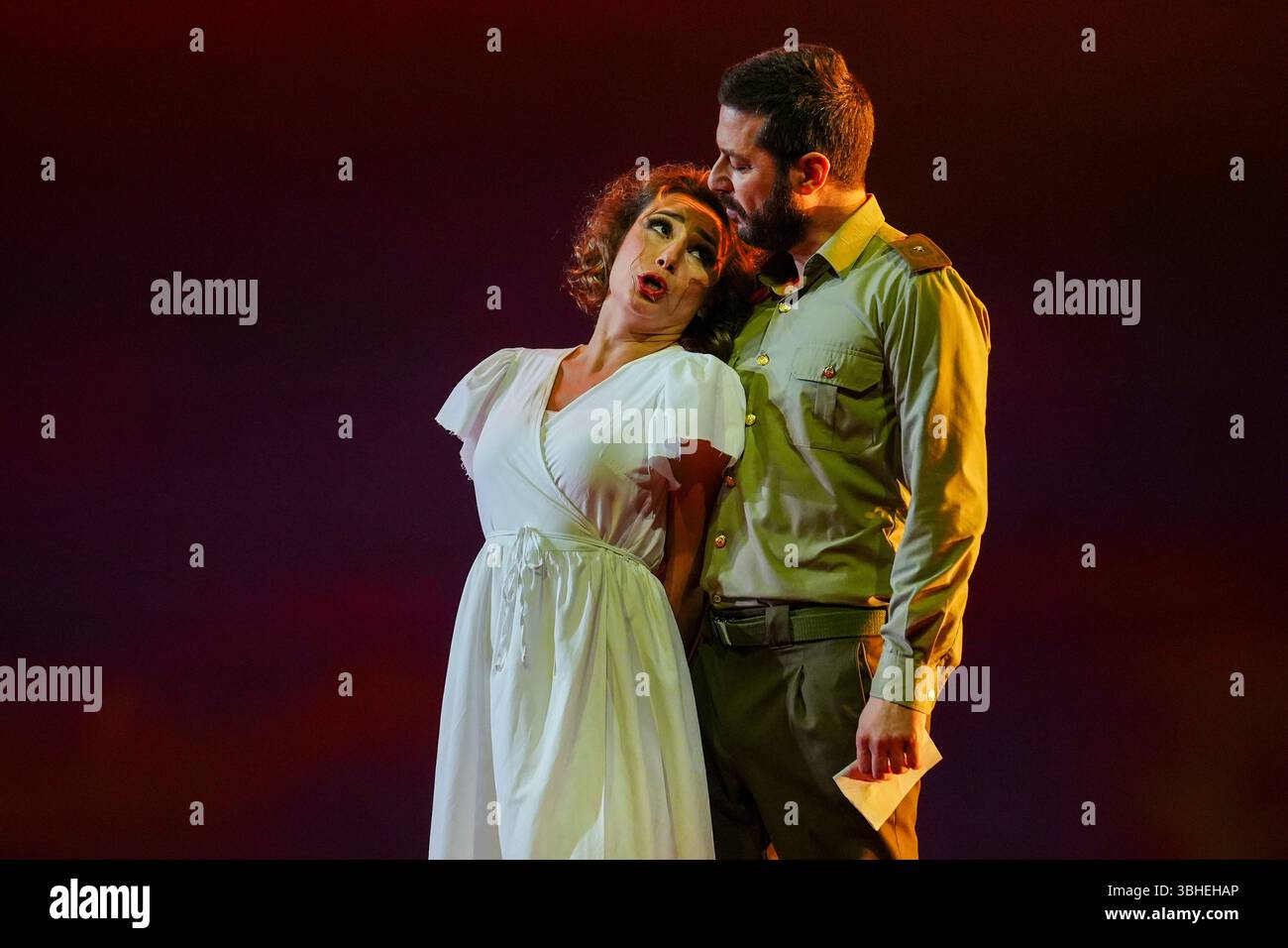 Images of the dress rehearsal of Bizet's Carmen. On June 9, 2025 in ...
